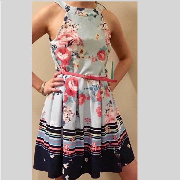 Copper Key | Dresses | Floral Halter Dress | Poshmark